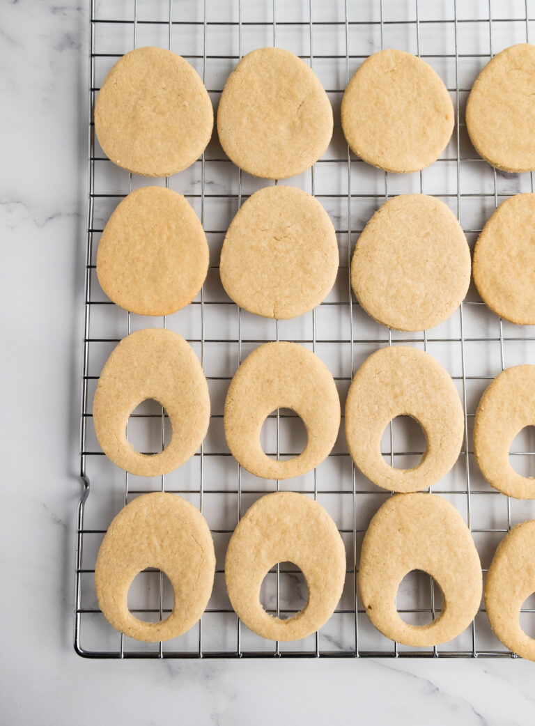Lemon Ginger Easter Egg Cookies