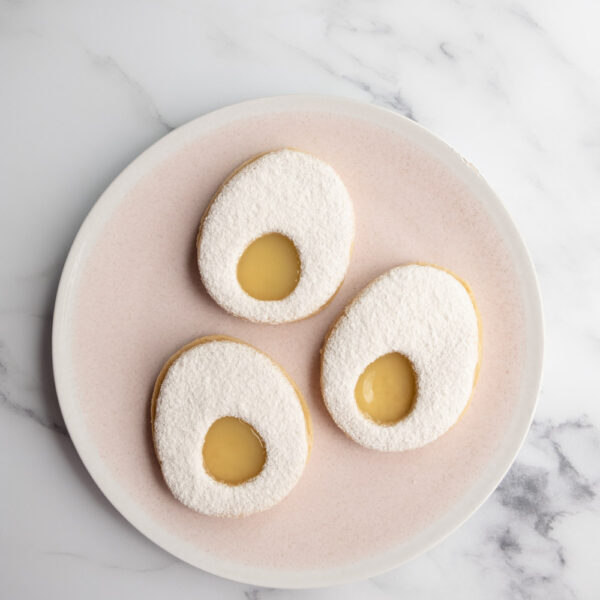Lemon Ginger Easter Egg Cookies