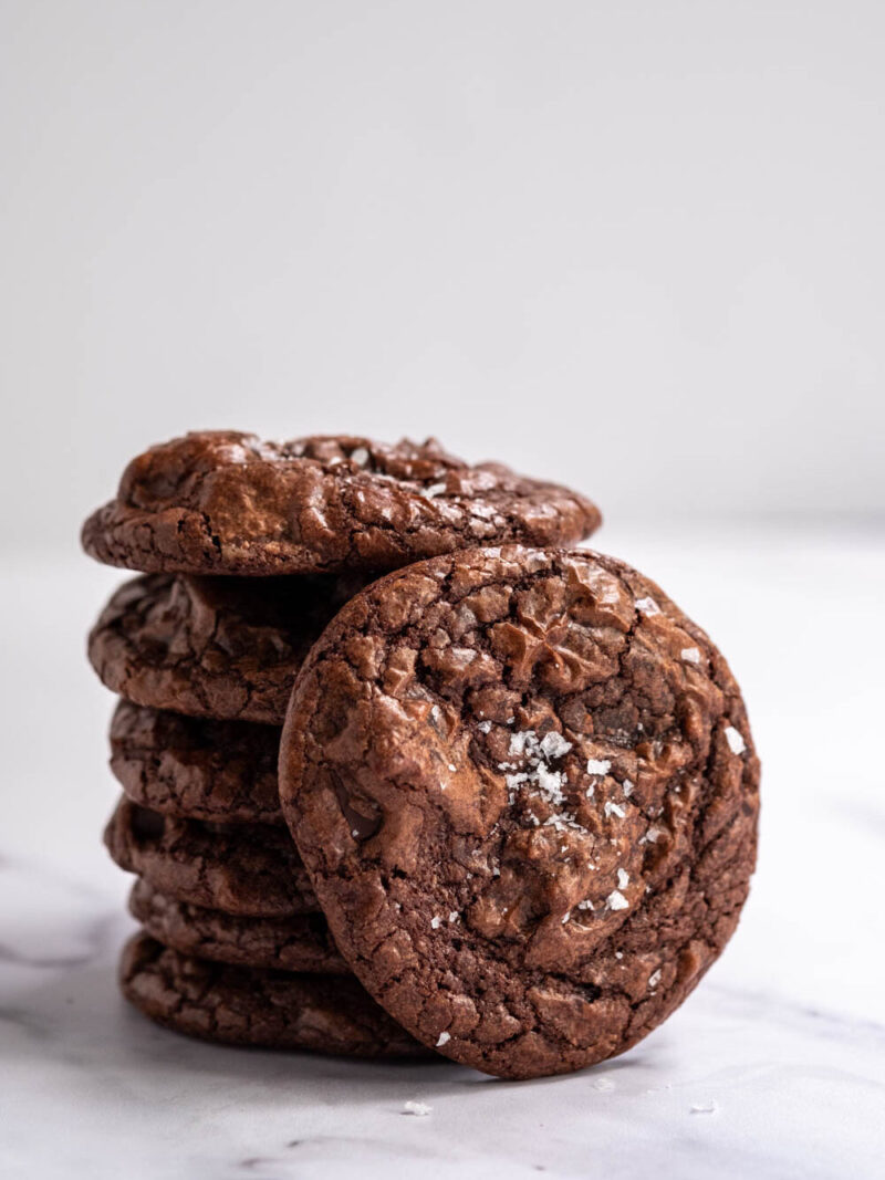 Double Chocolate Tahini Cookies