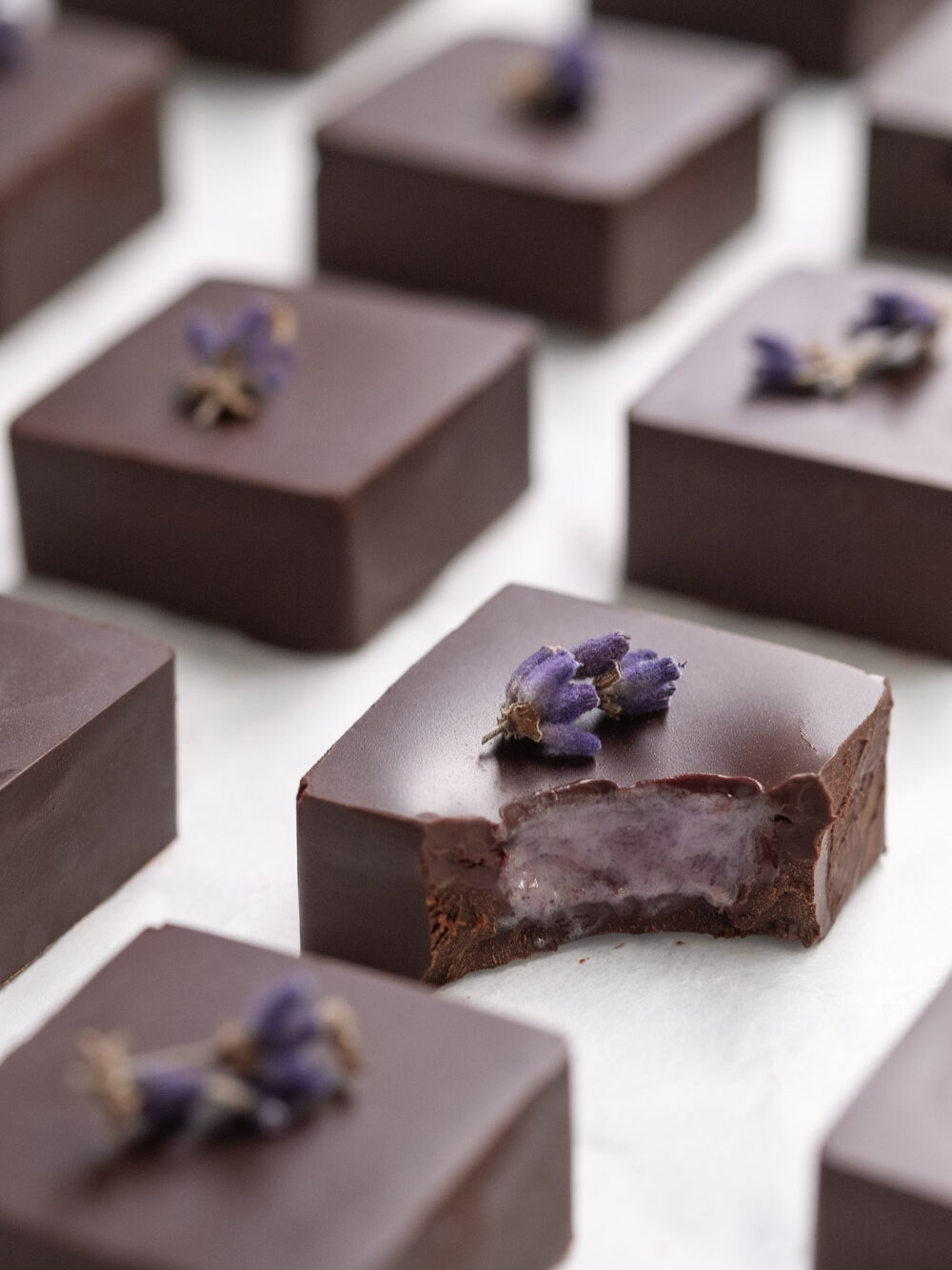 Vegan Lavender Cream Truffles