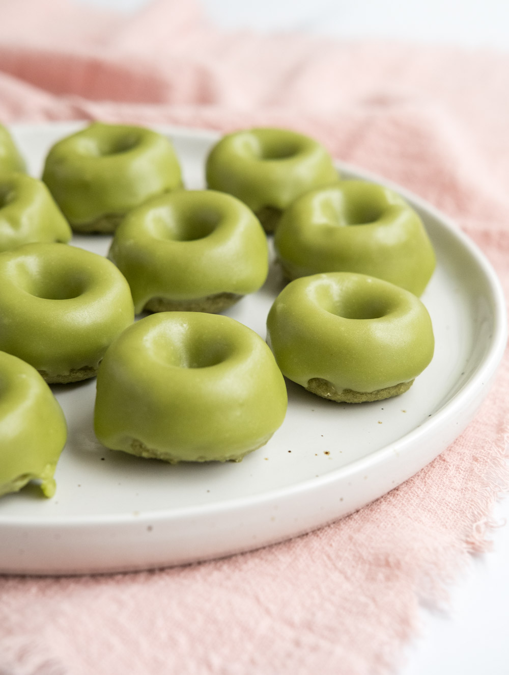 Mini Matcha Donuts Vegan Gluten Free